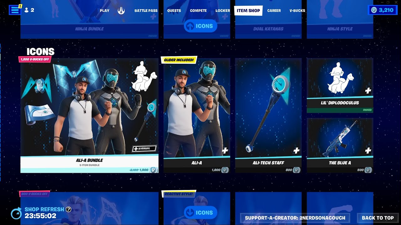 Icons Return Again Item Shop May 13 - YouTube