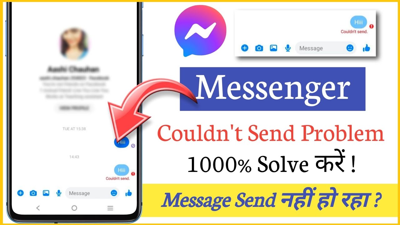 Messenger couldn't send problem solved| Messenger could not send ...