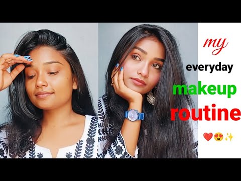My EVERY DAY MAKEUP ROUTINE 😍 ️#makeup #status #science #makeupvideo # ...