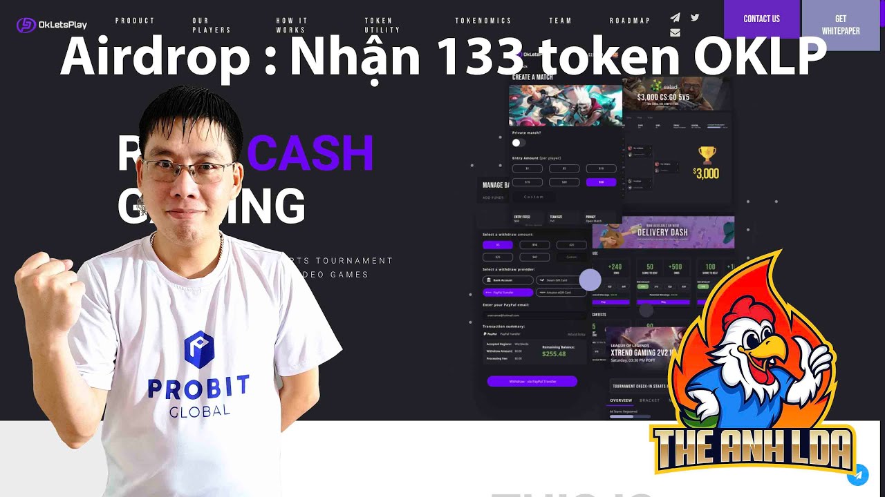 Hướng dẫn nhận 133 token OKLP mạng Polygon - YouTube