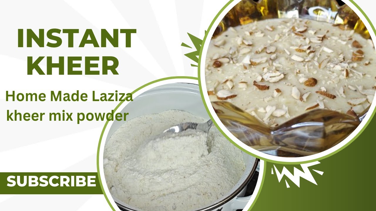 Home made kheer mix powder| instant kheer| Ready in 10 minutes - YouTube