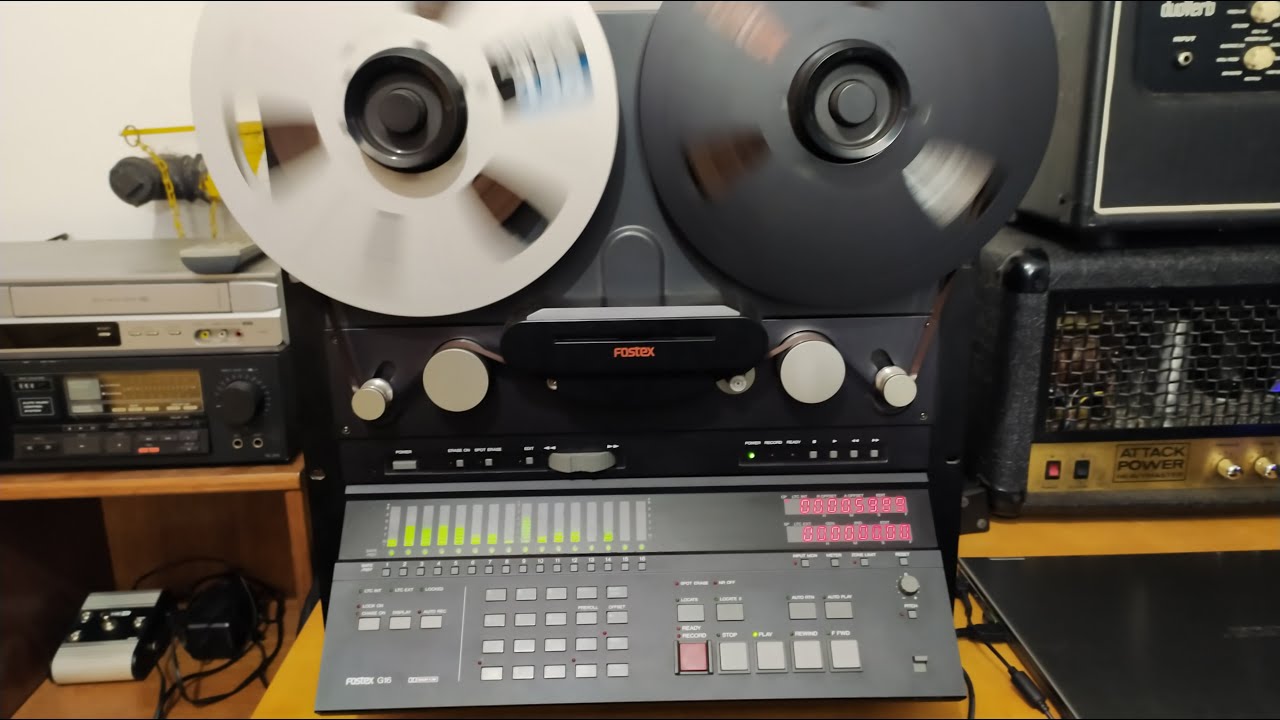 Fostex G16 - Analog Recording, Mixing and Mastering - YouTube