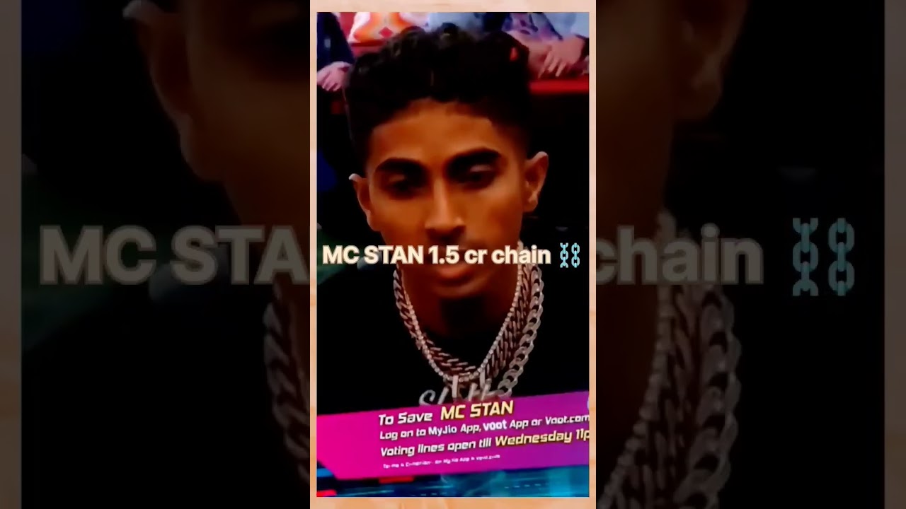 MC Stan 1.5 cr ki chain 😨#mcstan #mcstanstatus #mcstanfanclub - YouTube