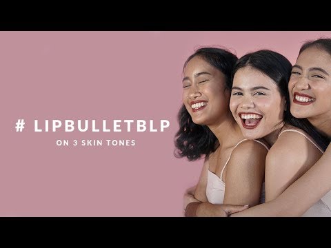 LIP BULLET BLP SWATCHES IN 3 SKINTONES || BLP BEAUTY