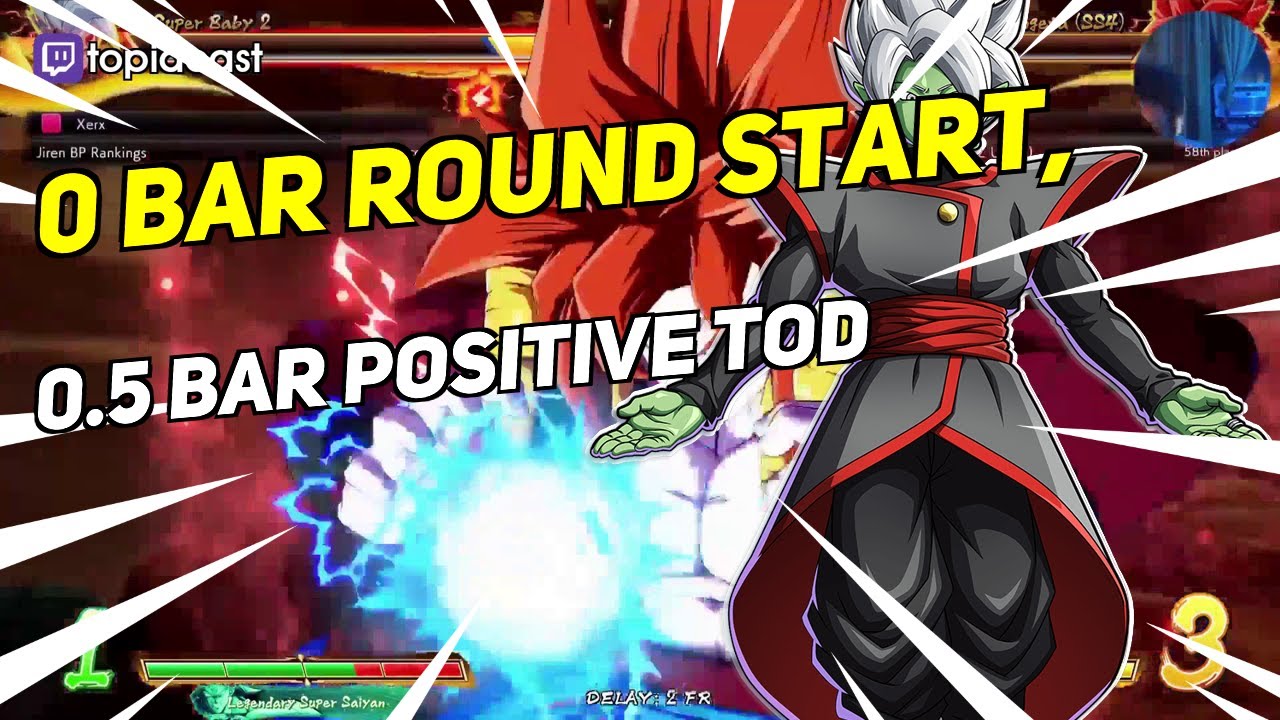 [Dragon Ball FighterZ] 0 BAR ROUND START, 0.5 BAR POSITIVE TOD | Daily ...