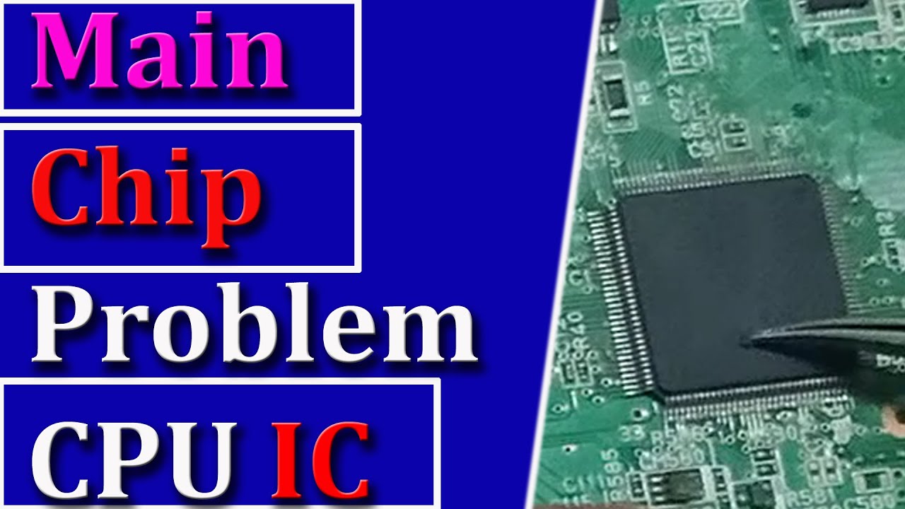 Main Chip of printer - YouTube