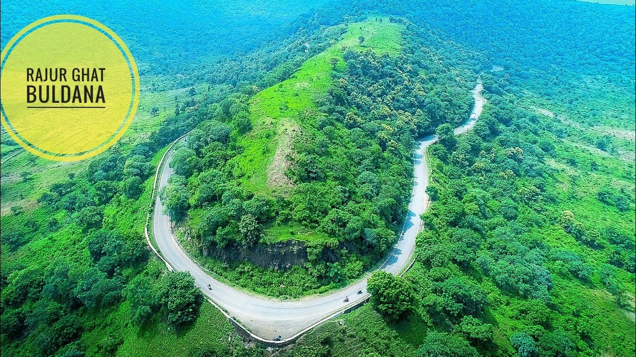 RAJUR GHAT I BULDANA I Natural Road I Aerial View Drone Shots I ᴀsʜɪsʜ ...