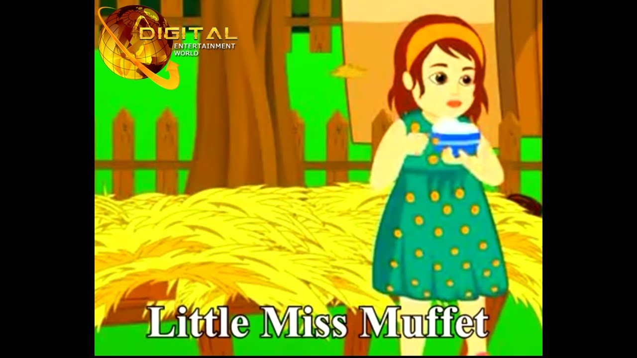 Little Miss Muffet | Nursery Kid Poem - YouTube