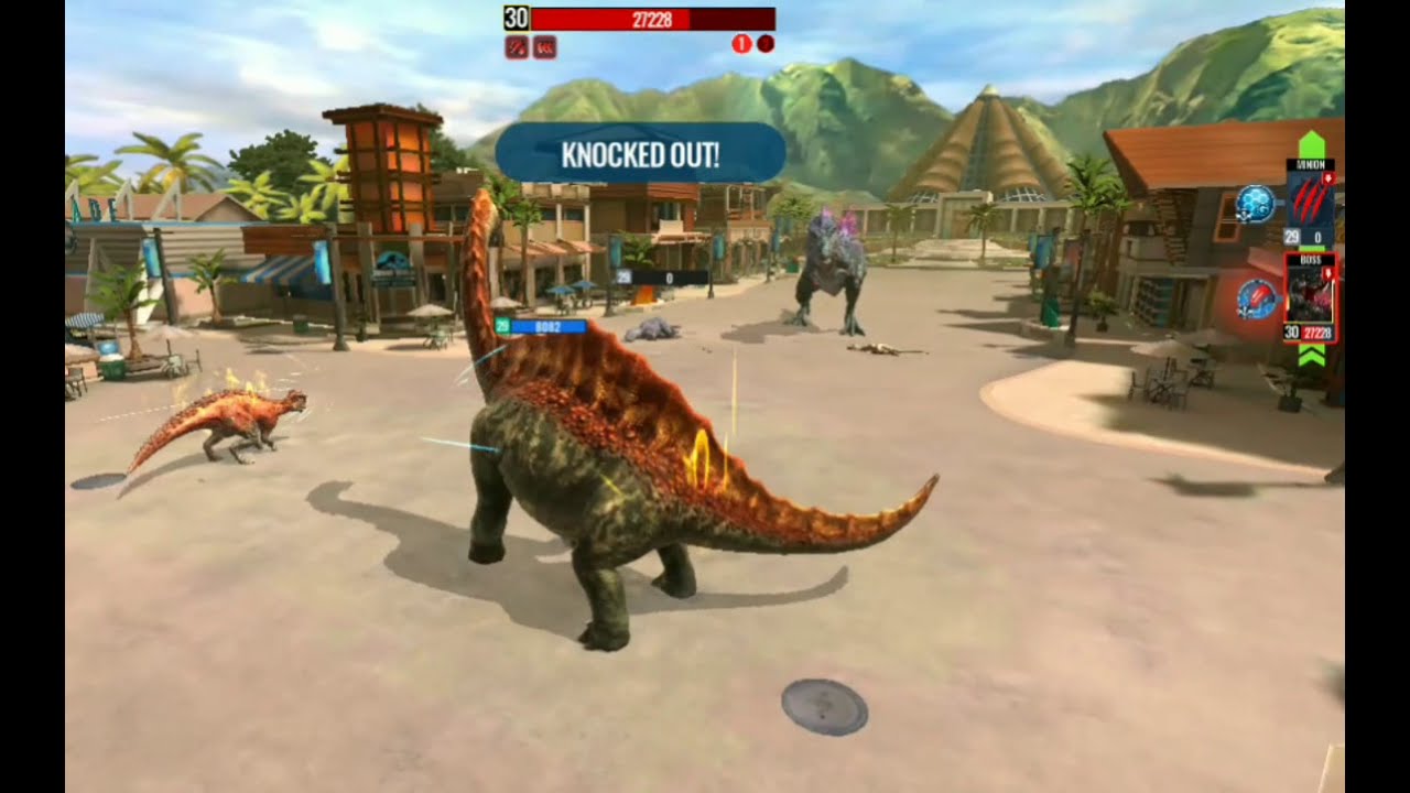 Jurassic World Alive Mortem Rex Raid (Low Level) - YouTube