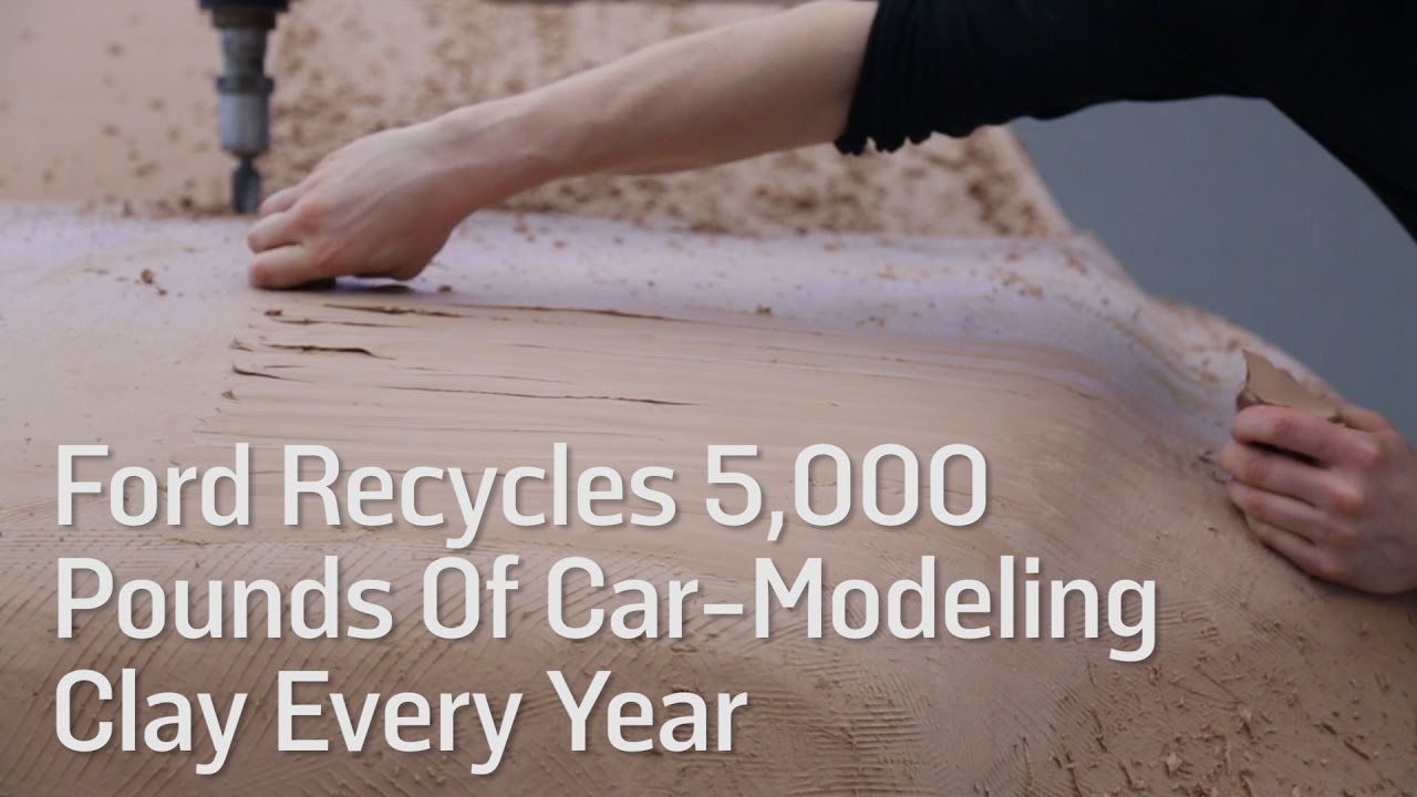 Ford Recycles 5,000 Pounds Of Car-Modeling Clay Every Year - YouTube