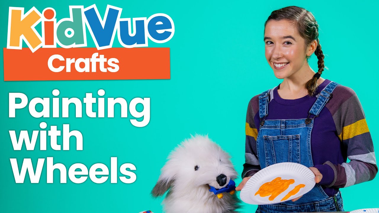 Painting With Wheels | Crafts for Kids - YouTube