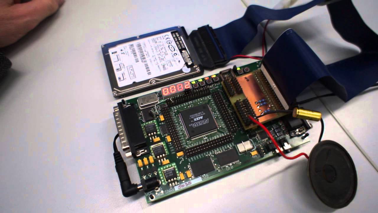 Music Player/Recorder mit FPGA und Festplatte, leise Version - YouTube