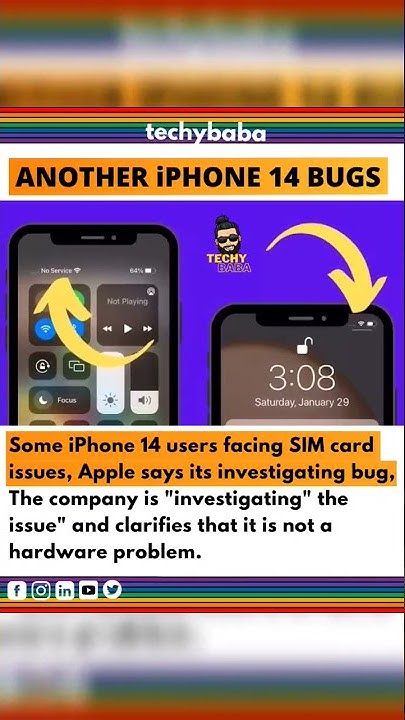 ANOTHER BUGS IN iPHONE 14 iOS 16 | Apple trying to solve this problem "Sim Card Not Detect" # ...