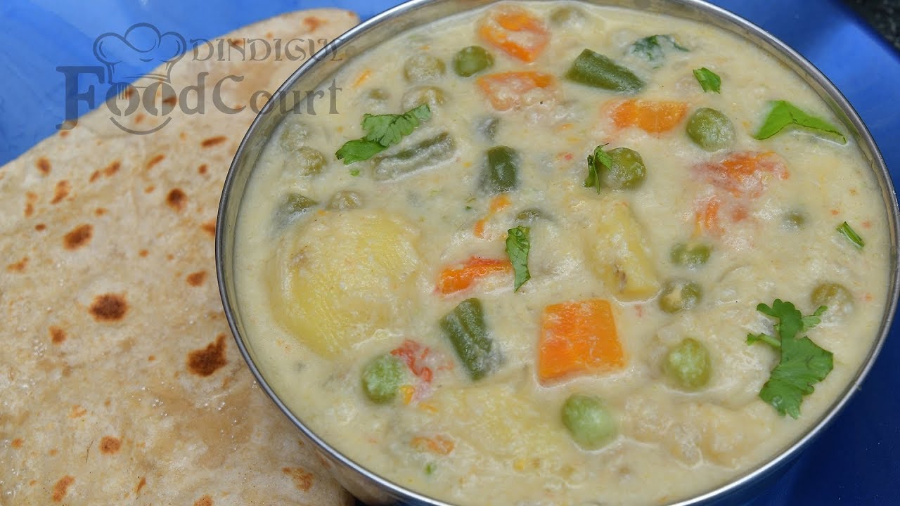 Vegetable Kurma For Chapathi