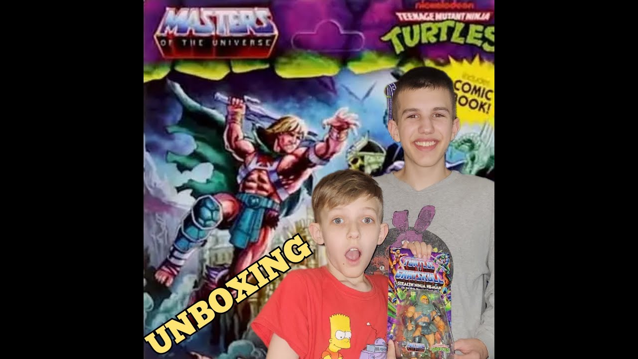 STEALTH NINJA HE MAN TURTLES OF GRAYSKULL TMNT X MOTU MATTEL FIGURE ...