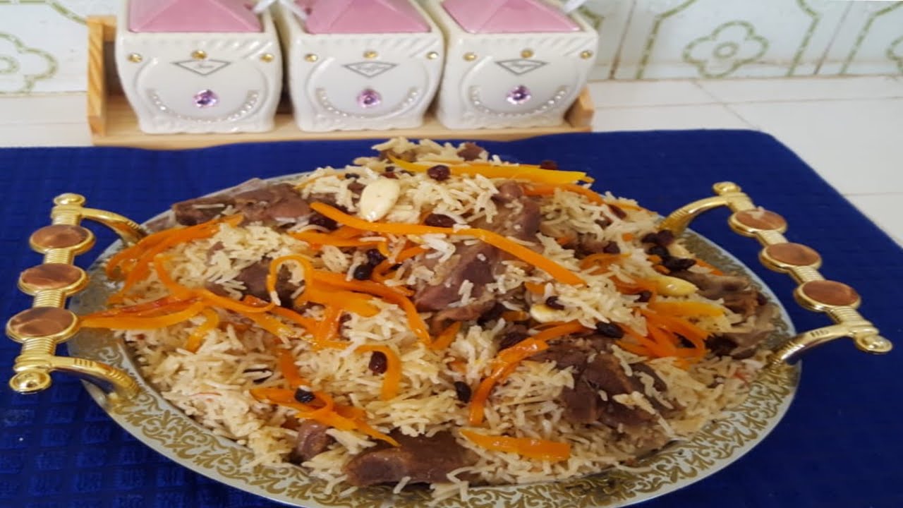 afghani pulao | | afghani mutton rice | | kabuli uzbeki pulao - YouTube