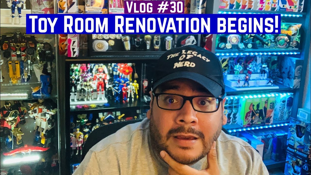 Welcome To My Toy Room! Vlog 30: Making Room For All The Power Rangers ...