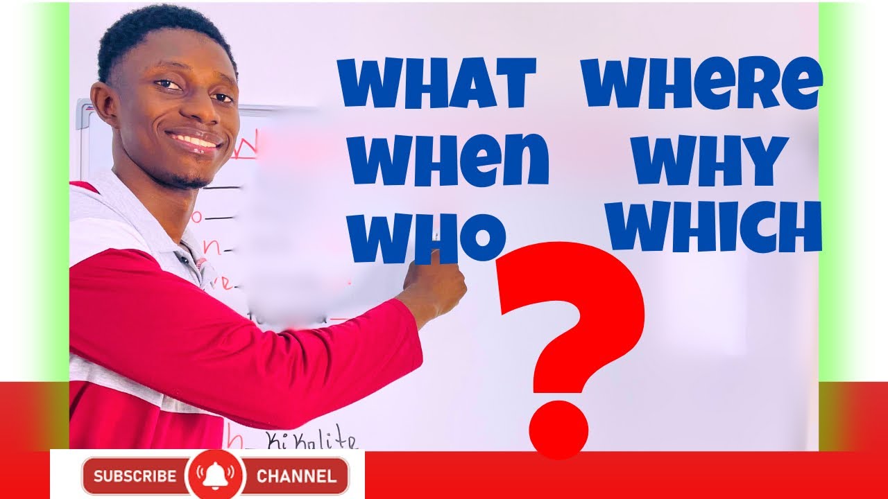 Ou pap ka pale anglè san WH questions sa yo! - YouTube