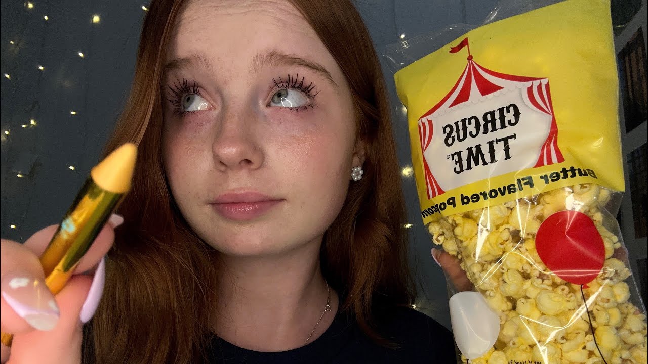 Asmr Sassy Girl Does Your Carnival Makeup 🎡 Layered Sounds Youtube