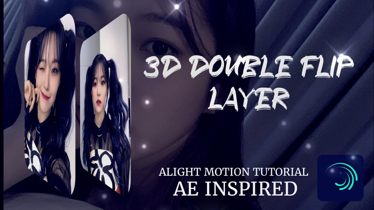 advance ae inspired 3d flip layer tutorial | alight motion request # 2 - YouTube