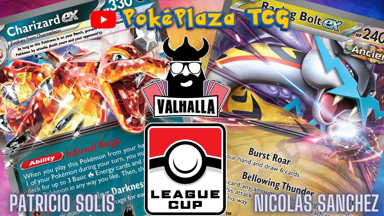 Charizard ex vs Raging Bolt ex! (Ronda 2) League Cup | Tabletop Game ...