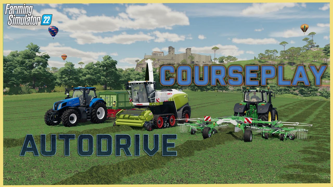 Farming Simulator 22 courseplay и autodrive - Завоевать поле 31 - Делаю ...
