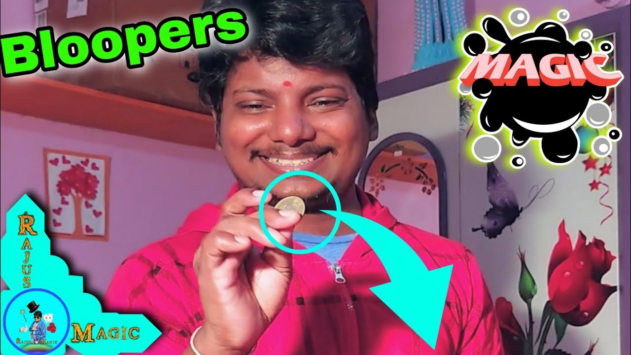 Magic bloopers - funny coin thief by Rajus Magic - YouTube