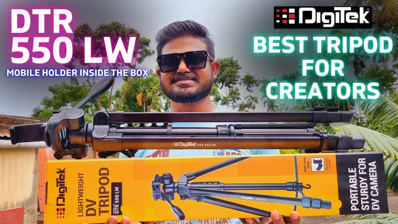 Digitek DTR 550LW Professional Tripod Unboxing & Review | Best Tripod ...