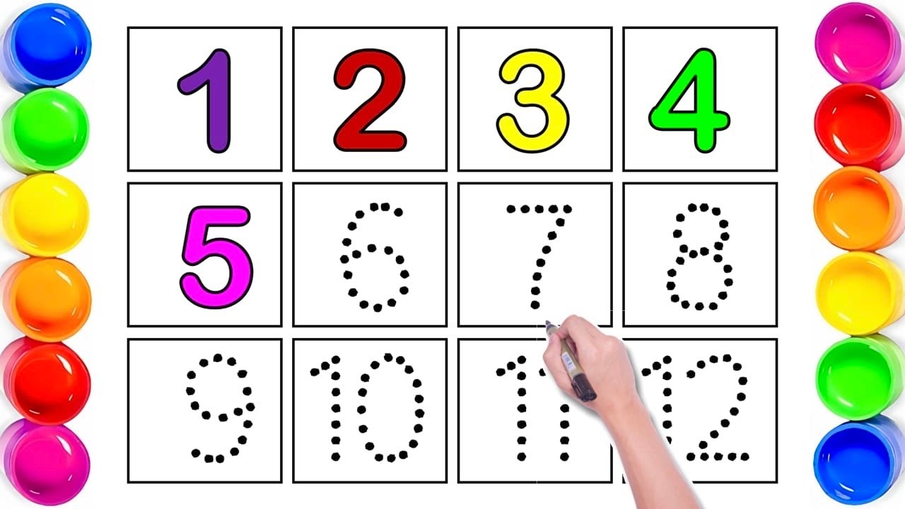 Counting Numbers for kids 1 to 100 | Counting video for kindergarten ...