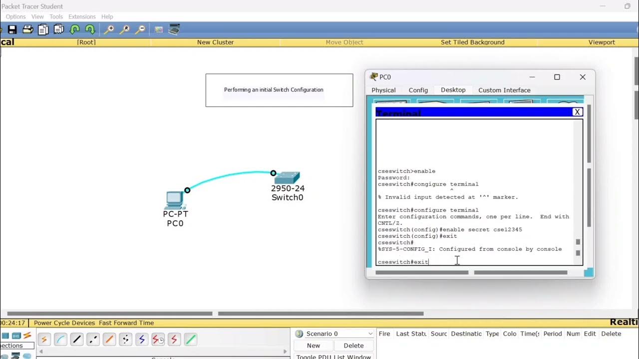 Lec16: Initial Switch Configuration | Computer Networks Lab. - YouTube