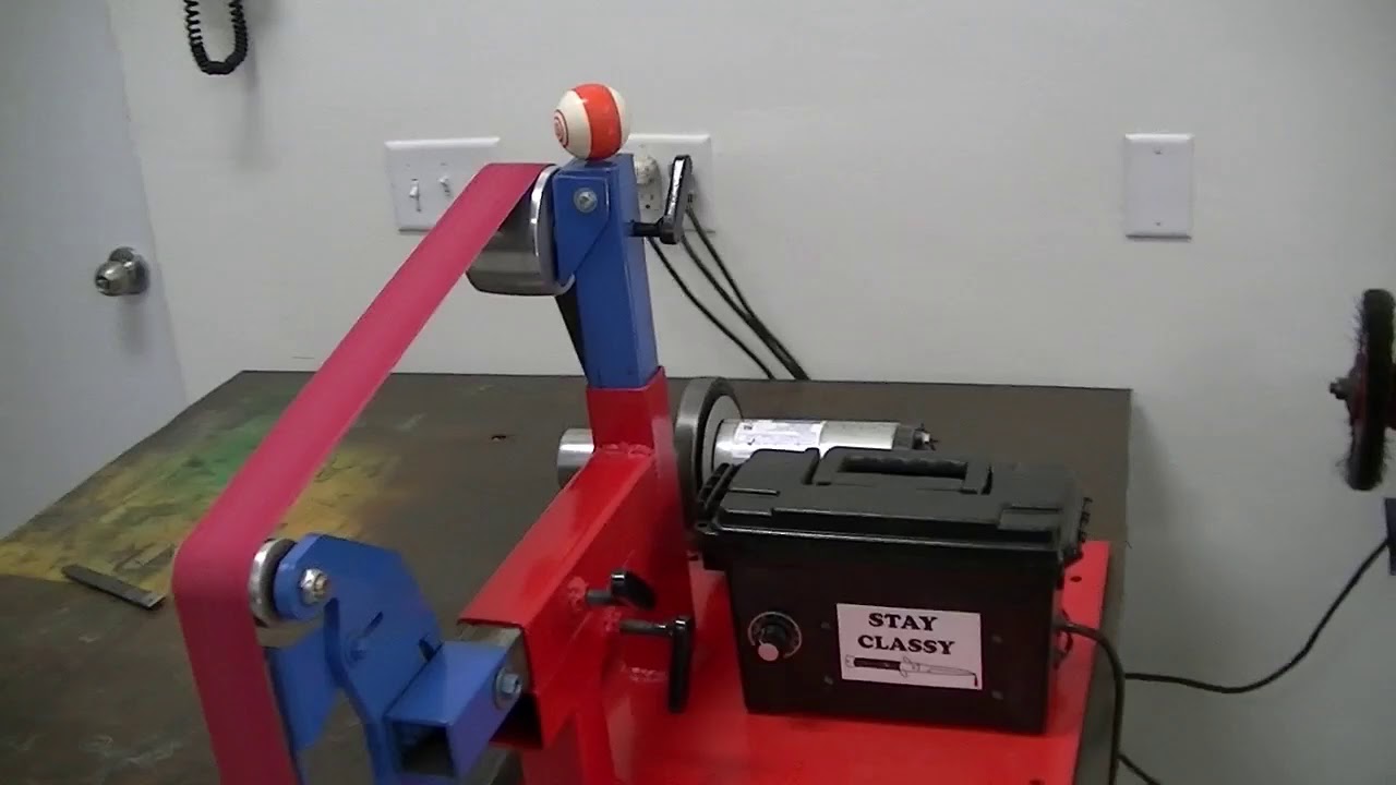 Knife Making DIY 2"x72" Belt Grinder. - YouTube