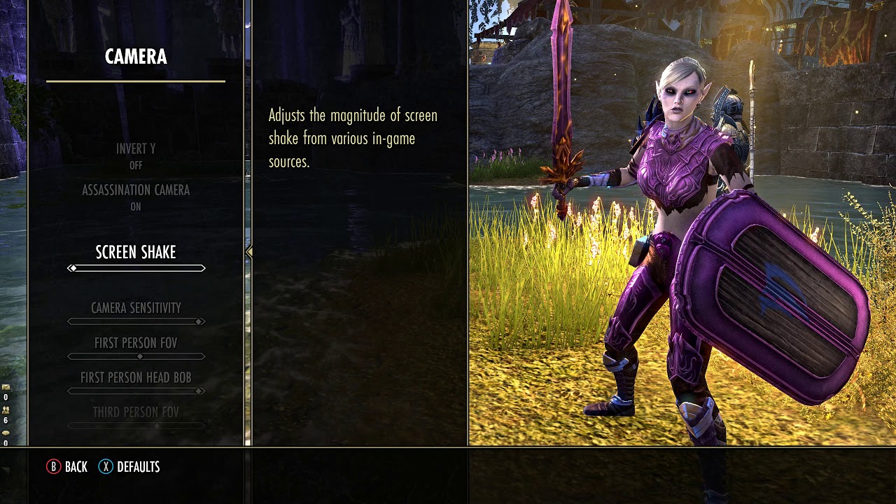 ESO Console UI: custom camera speed vs default - YouTube