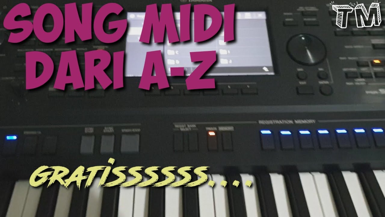 RIBUAN SONG MIDI |gratis part 1 - YouTube