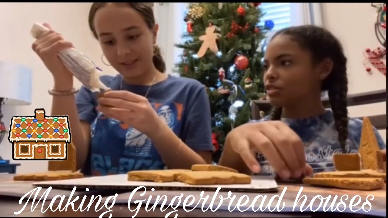 Making GINGERBREAD Houses! ft. Ana. | Vlogmas Day 13 - YouTube