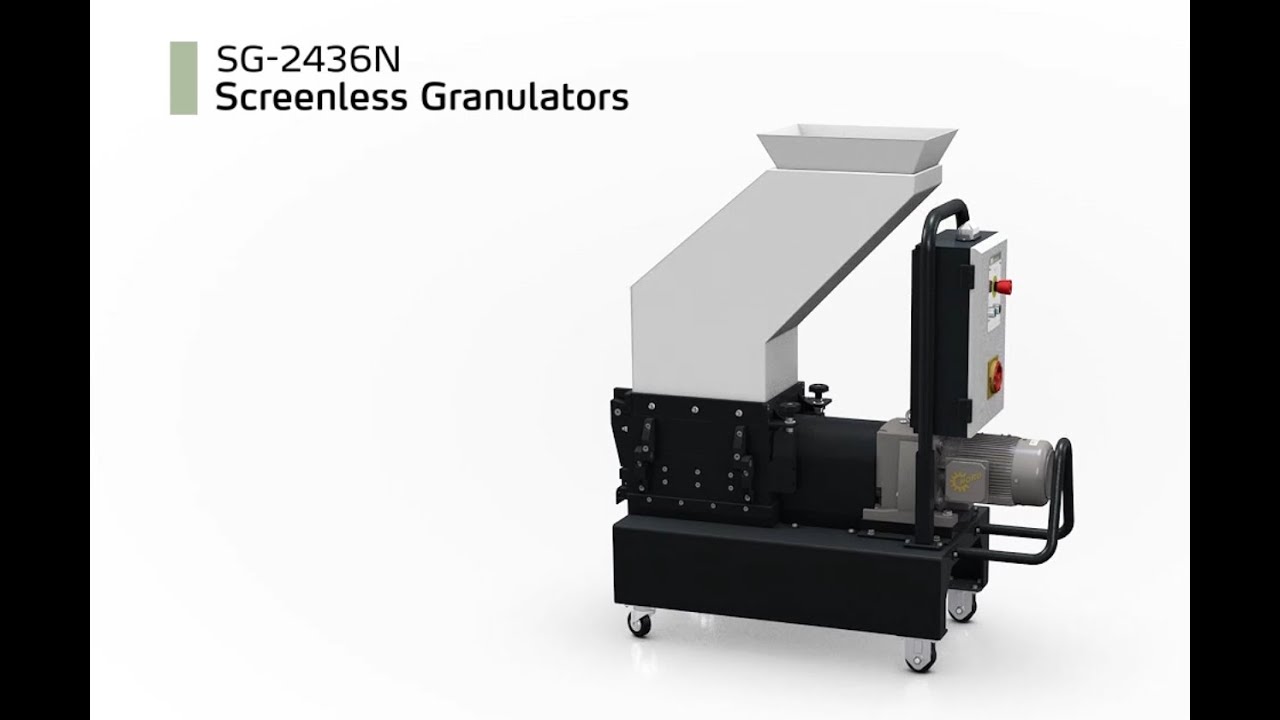 Screenless Granulators - SG-14/24N/24T | Shini India - YouTube