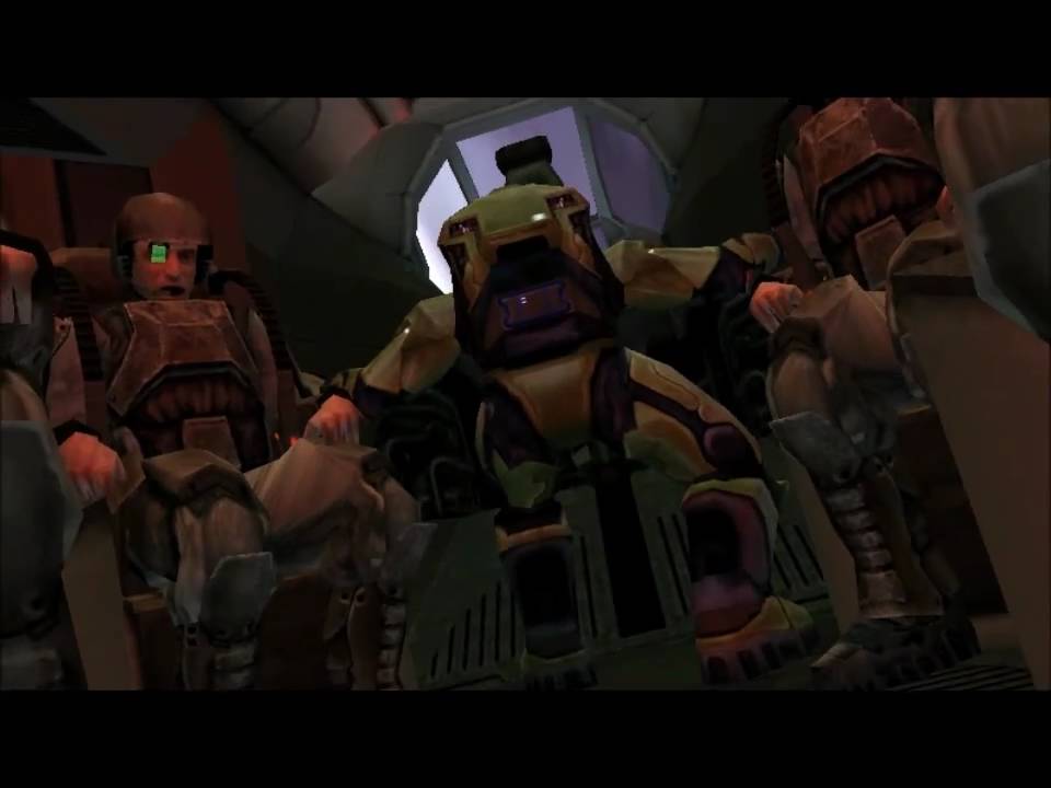 Halo: Combat Evolved - Mission 1 - The Pillar of Autumn - PART 3 - YouTube