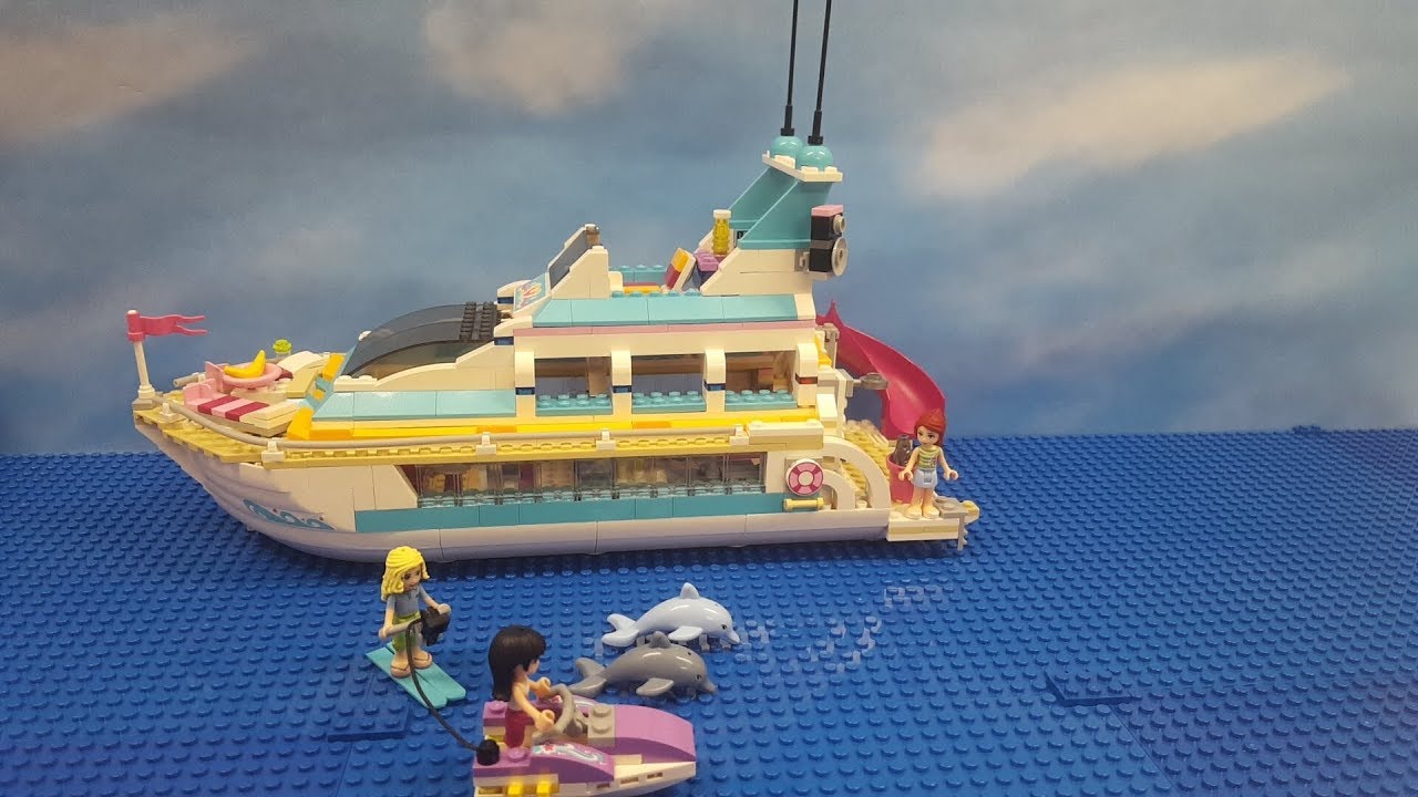 Lego Friends 41015 Dolphin Cruiser - YouTube