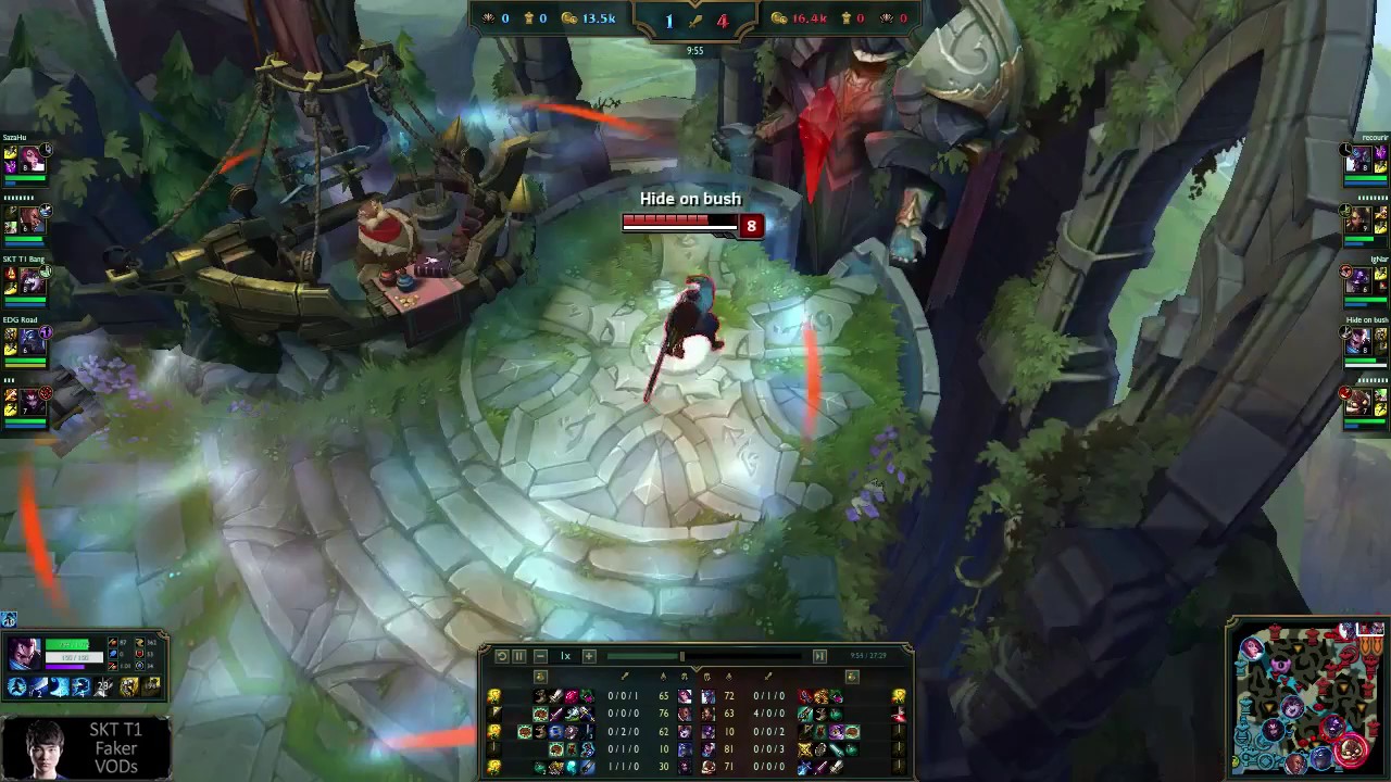 Faker stream - Hide On Bush - League Of Legends - YouTube