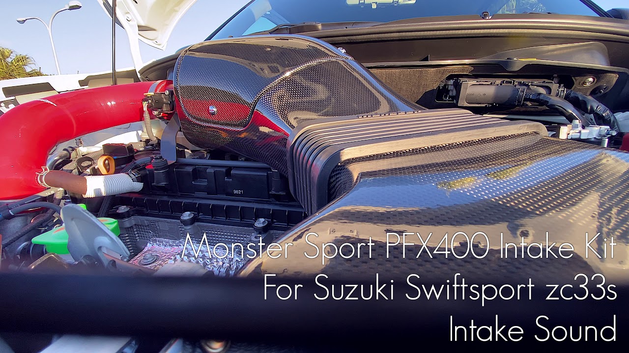 Suzuki Swift sport zc33s Monster Sports PFX400 Intake Kit Intake Sound ...