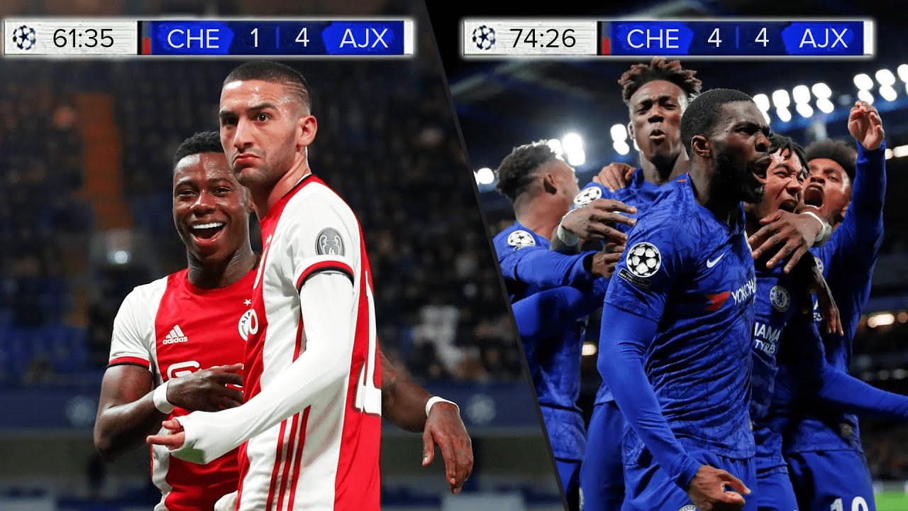 Chelsea vs Ajax Super Dramatic Comeback In Stamford Bridge - YouTube