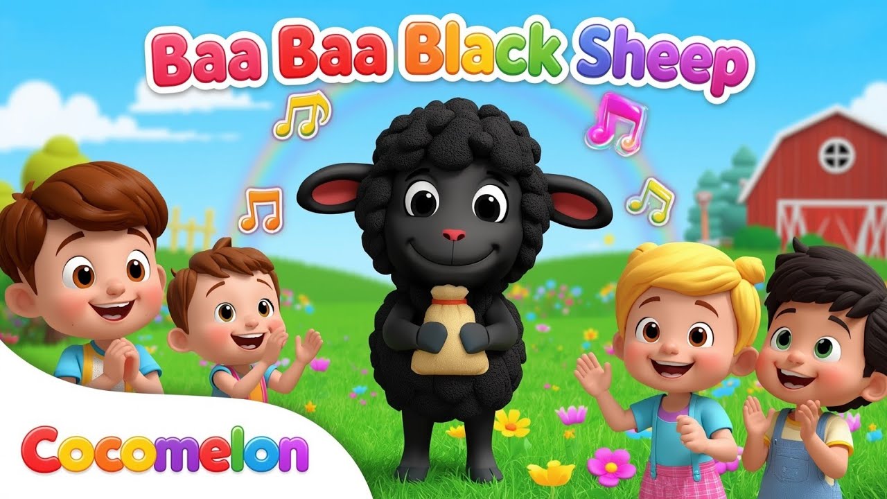 Baa Baa Black Sheep Mystery! 🐑 Why is His Wool Black+ More Nursery Hits ...