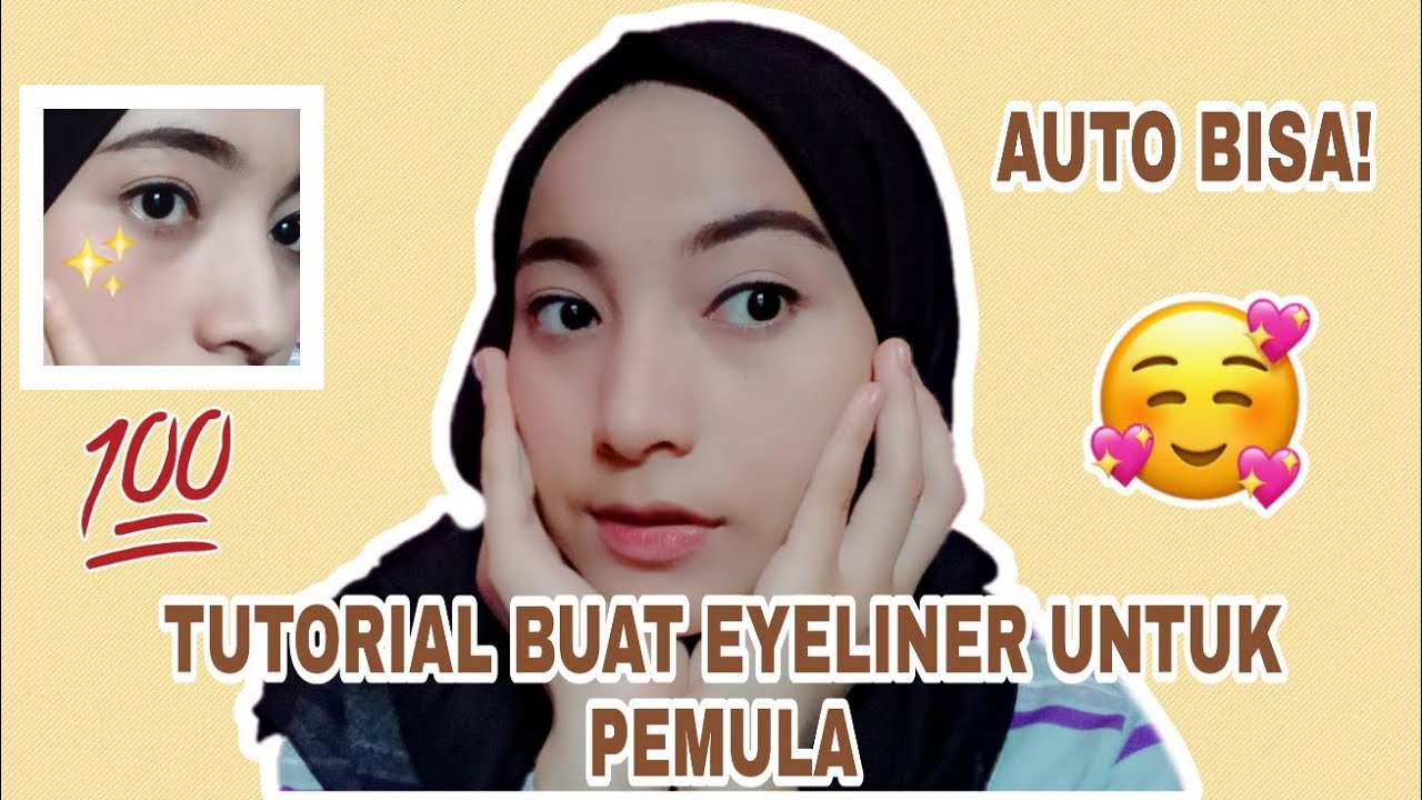 TUTORIAL BUAT EYELINER UNTUK PEMULA | BY AIS PADILAH - YouTube