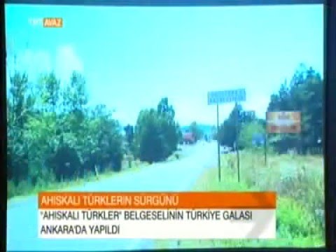 AHISKALI TÜRKLER BELGESELİNİN TÜRKİYE GALASI YTB'DE YAPILDI