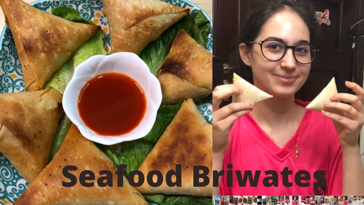 Moroccan Seafood Briwates / crispy, delicious, and spicy.بريوات بالحوت ...