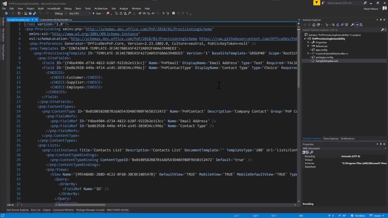 Episode #3 - Extending the PnP Provisioning Engine with Custom Handlers ...
