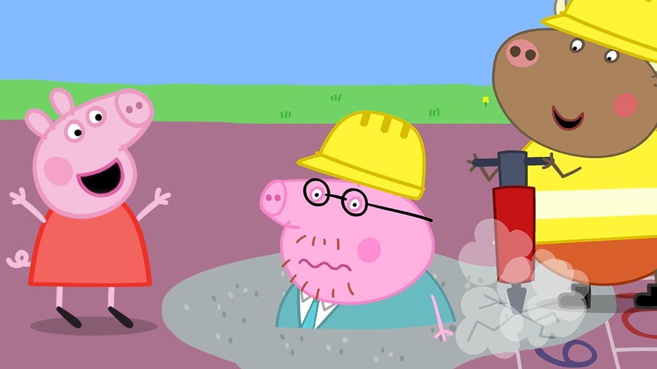 Peppa Pig - Oh no, Daddy Pig Is Stuck! - Full Episode 7x10 - YouTube