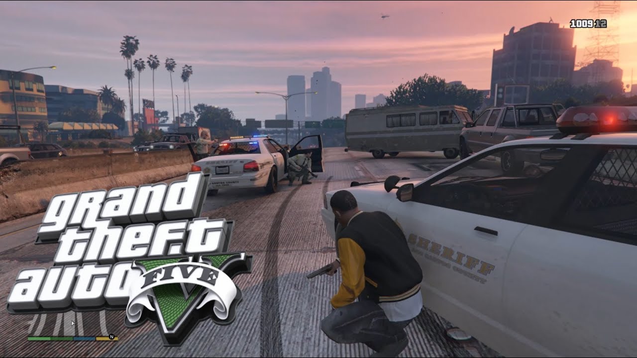 GTA 5 Police Pursuit Driving Police car Ultimate Simulator crazy chase ...
