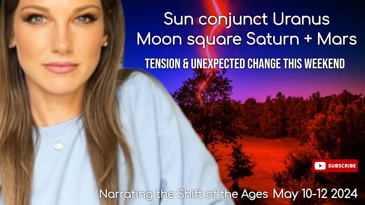 The SUN approaches URANUS ☀⚡♉ + Moon square Saturn & Mars - Tension ...
