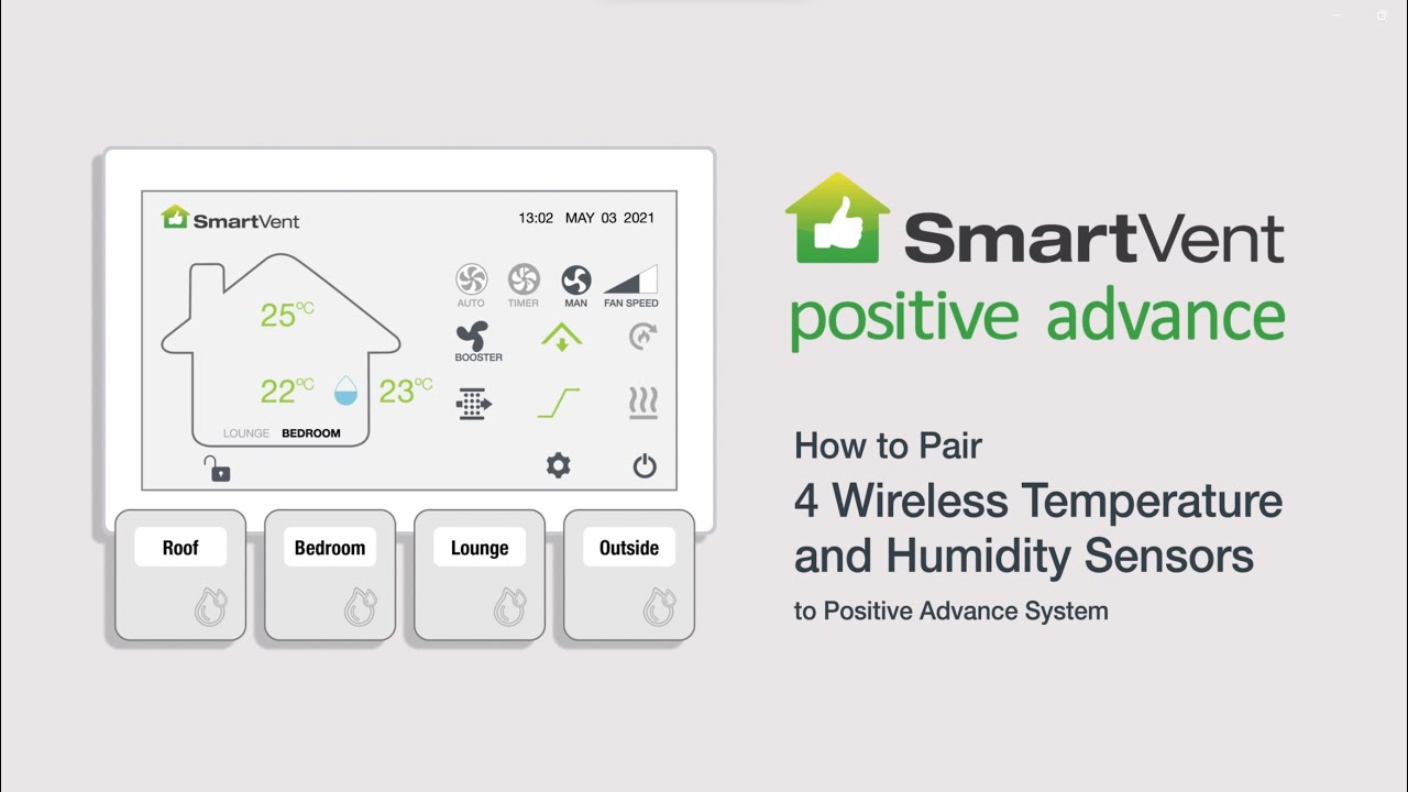 Support: SmartVent Positive Advance - Pairing Wireless Sensors - YouTube