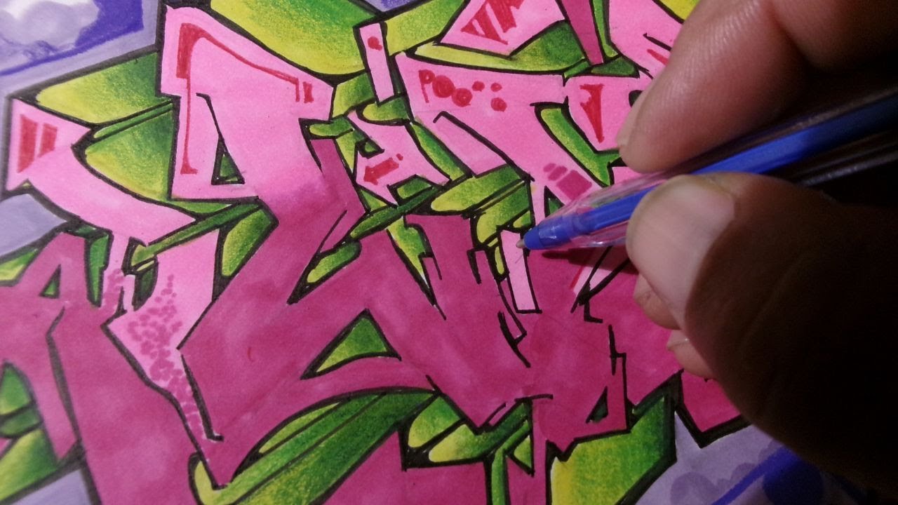HOW TO DRAW WILDSTYLE GRAFFITI LETTERS TECHNIQUES DRAWING LIAM NAME ...